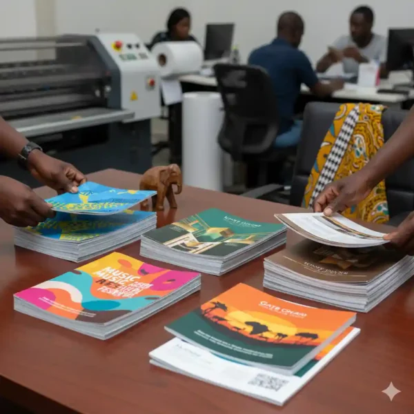 Brochure Design & Printing in Kenya – Kenya Business TV-By DLOMS Digital